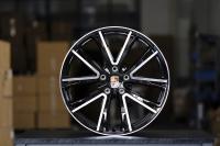 China 21X9.5 21X11 Forged Alloy Wheels Custom PCD 5x130 Black Surface ISO16949 for sale