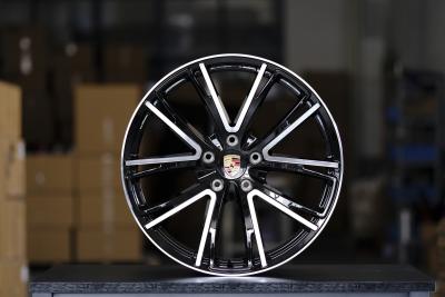 China 21X9.5 21X11 Forged Alloy Wheels Custom PCD 5x130 Black Surface ISO16949 for sale