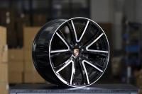 China 21X9.5 21X11 Forged Alloy Wheels Custom PCD 5x130 Black Surface ISO16949 for sale