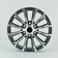 China Machined Replica 6x139.7 Black Wheels Toyota 18 Inch Rims OEM 60.1 for sale