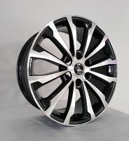 China Machined Replica 6x139.7 Black Wheels Toyota 18 Inch Rims OEM 60.1 for sale