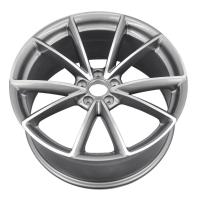 China PCD 5X112 17 Inch Wheels CB 66.45 Silver A356.2 Aluminum Audi Replica Rims for sale