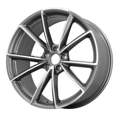 China PCD 5X112 17 Inch Wheels CB 66.45 Silver A356.2 Aluminum Audi Replica Rims for sale