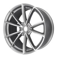 China PCD 5X112 17 Inch Wheels CB 66.45 Silver A356.2 Aluminum Audi Replica Rims for sale