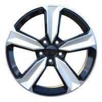 China 17 Inch Alloy Volkswagen Replica Wheels 5 Split Spoke CB 66.45/57.1 for sale