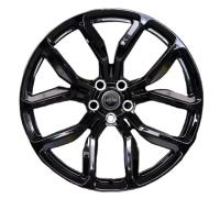 China Land Rover 20 21 22in Replica Wheels Black Aluminum Alloy rims 5x108 for sale