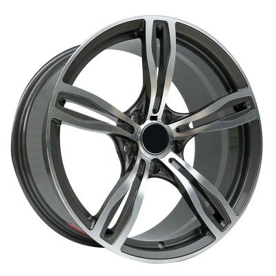 China 5 Split Spoke Replica BMW Black Rims 20 Inch 5X120 Wheels 17 18 19 Inch ET35 for sale