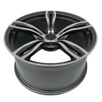 China 5 Split Spoke Replica BMW Black Rims 20 Inch 5X120 Wheels 17 18 19 Inch ET35 for sale