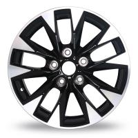 China OEM Nissan Replica Wheels 66.1 16 17 Inch Black Alloy Rims 16x6.5 17x6.5 for sale