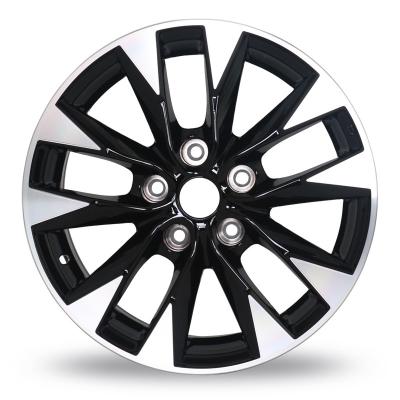 China OEM Nissan Replica Wheels 66.1 16 17 Inch Black Alloy Rims 16x6.5 17x6.5 for sale
