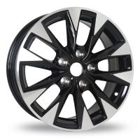China OEM Nissan Replica Wheels 66.1 16 17 Inch Black Alloy Rims 16x6.5 17x6.5 for sale