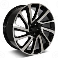 China A356.2 Replica Land Rover 20 Inch Rims PCB 108mm 120mm 20x8 Black Wheels for sale