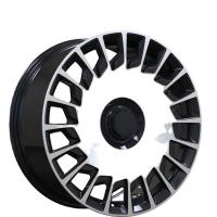China PCB 112mm Mercedes Benz Replica Wheels 20x8.5 20x9.5 Inch Black Machined Surface for sale