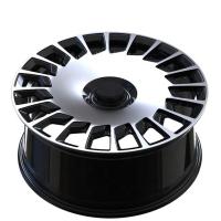 China PCB 112mm Mercedes Benz Replica Wheels 20x8.5 20x9.5 Inch Black Machined Surface for sale