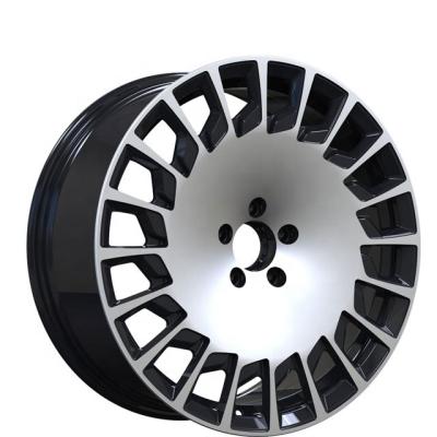 China PCB 112mm Mercedes Benz Replica Wheels 20x8.5 20x9.5 Inch Black Machined Surface for sale