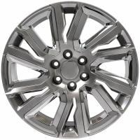 China TUV 22 Inch GMC Denali Replica Wheels 5901 Gloss Black Chevy Tahoe Chrome Rims for sale