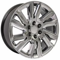 China TUV 22 Inch GMC Denali Replica Wheels 5901 Gloss Black Chevy Tahoe Chrome Rims for sale
