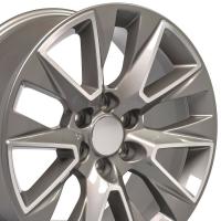 China Silver LTZ OE Tahoe Chevrolet Replica Wheels 22 Inch Silverado Replica Wheels 6x5.5 for sale