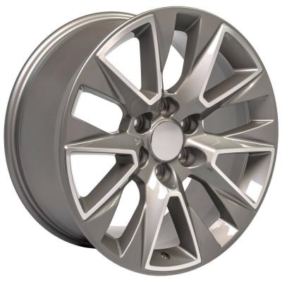 China Silver LTZ OE Tahoe Chevrolet Replica Wheels 22 Inch Silverado Replica Wheels 6x5.5 for sale