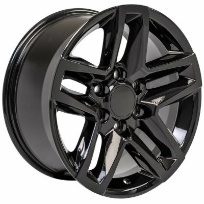 China 20 Inch Black 5911 Chevrolet Replica Wheels For Chevy Silverado Z71 Trail Boss for sale