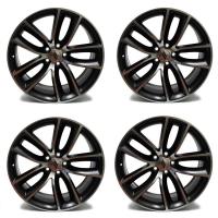 China 71.6 dodge challenger 20 inch rims Polished Black dodge charger replica wheels 2526 for sale