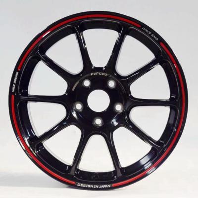 China Classic Car Aftermarket Wheels 5x114.3 17 18 19 Inch Black Alloy Wheels JWL for sale
