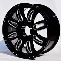 China Heavy Load 6x139.7 Car Aftermarket Wheels 17 Inch Rims 4x4 Milling Window With Rivets for sale