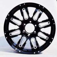 China Heavy Load 6x139.7 Car Aftermarket Wheels 17 Inch Rims 4x4 Milling Window With Rivets for sale