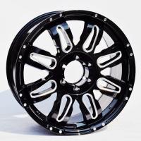 China Heavy Load 6x139.7 Car Aftermarket Wheels 17 Inch Rims 4x4 Milling Window With Rivets for sale