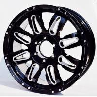 China Heavy Load 6x139.7 Car Aftermarket Wheels 17 Inch Rims 4x4 Milling Window With Rivets for sale