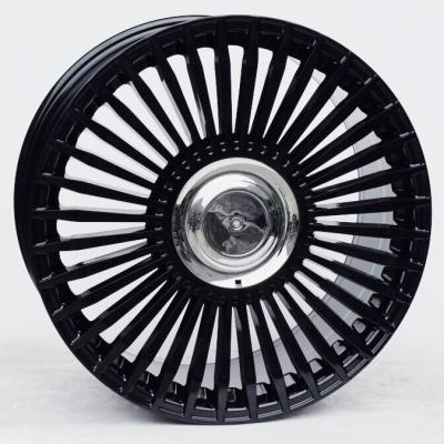 China Black Machined Face Car Aftermarket Wheels 20 21 Inch Aluminum Rims TS16949 for sale