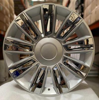 China EXT ESV Tahoe Cadillac Replica Wheels Chrome 24 Inch Escalade Platinum Replica Wheels for sale