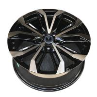 China Aluminium PCD 5x114.3 Black Machined Face Wheels Flow Formed Truck Wheels 73.1 for sale