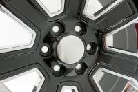 China Chrome Inserts 24x10 Replica Wheels 5660 Silverado GMC Yukon Black Rims for sale