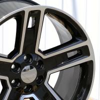 China 26x10 GMC Yukon Replica Wheels Gloss Black Machined Face Rims Fit Tahoe LTZ Silverado for sale