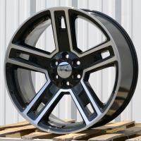 China 26x10 GMC Yukon Replica Wheels Gloss Black Machined Face Rims Fit Tahoe LTZ Silverado for sale