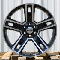 China 26x10 GMC Yukon Replica Wheels Gloss Black Machined Face Rims Fit Tahoe LTZ Silverado for sale