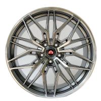 China Lightweight Forged Alloy Aluminum 19x8 5 5x100 Wheels Black OEM Auto Parts for sale