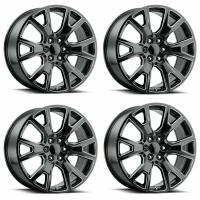 China 26 Chevrolet Replica Wheels Black Milled Rims Fit Yukon Sierra Tahoe Silverado for sale