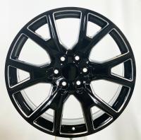 China 26 Chevrolet Replica Wheels Black Milled Rims Fit Yukon Sierra Tahoe Silverado for sale