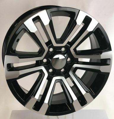 China 5822 24 GMC Replica Rims Black Wheels Fit Tahoe Silverado Sierra Yukon Escalade for sale