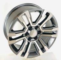 China 5822 24 GMC Replica Rims Black Wheels Fit Tahoe Silverado Sierra Yukon Escalade for sale
