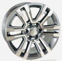 China 5822 24 GMC Replica Rims Black Wheels Fit Tahoe Silverado Sierra Yukon Escalade for sale