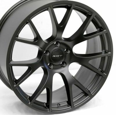 China 20x9 Rims Satin Black Wheels Hellcat Style Fit Challenger Charger 300C RWD for sale