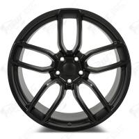 China 20 Widebody Replica Satin Black Flow Form Stagger Wheels Rims Fit Challenger RWD for sale