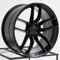 China 20 Widebody Replica Satin Black Flow Form Stagger Wheels Rims Fit Challenger RWD for sale