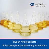 China Tween 20 40 60 80 Polyoxyethylene Sorbitan Esters Polysorbate Emulsifiers In Food Cosmetics for sale