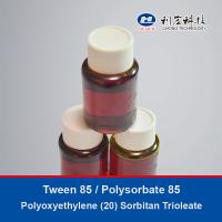 China Tween 85 Polysorbate 85 Polyoxyethylene (20) Sorbitan Trioleate 99.9% Fatty Acid Esters for sale