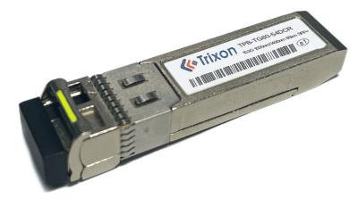 China TPB-TG80-54DCR SFP+ 10.3Gbps 80km BIDI Transceiver 1550nm/1490nm Single LC Fiber for sale