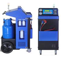 China Cars A/C Cleaning R134a Refrigerant Recovery Machine Unit With Sight Glass for sale